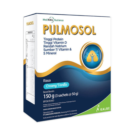 Pulmosol Rasa Creamy Vanilla 150 g - Kegunaan, Efek Samping, Dosis dan ...