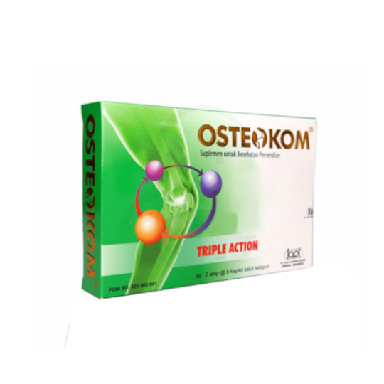 Osteokom 30 Kaplet - Kegunaan, Efek Samping, Dosis dan Aturan Pakai ...