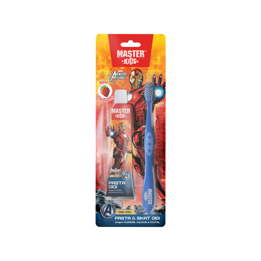 Master Kids Toothbrush & Toothpaste Iron Man - Kegunaan, Efek Samping ...