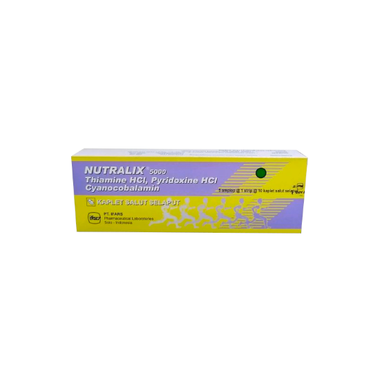 Nutralix 5000 10 Kaplet - Kegunaan, Efek Samping, Dosis dan Aturan ...