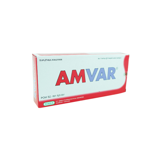 Amvar 6 Kaplet - Kegunaan, Efek Samping, Dosis dan Aturan Pakai - Halodoc