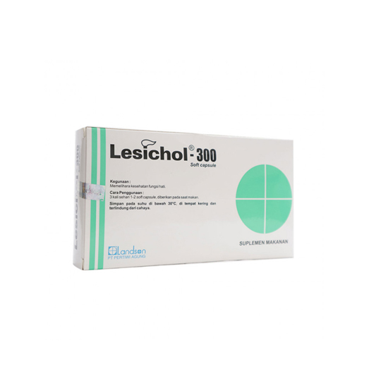 Lesichol 300 mg 10 Kapsul - Kegunaan, Efek Samping, Dosis dan Aturan ...