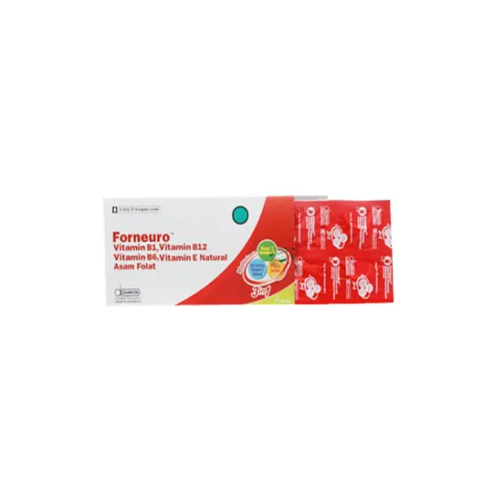 Forneuro 6 Kapsul - Kegunaan, Efek Samping, Dosis dan Aturan Pakai ...