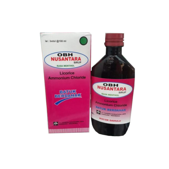 OBH Nusantara Sirup 100 ml - Kegunaan, Efek Samping, Dosis dan Aturan ...