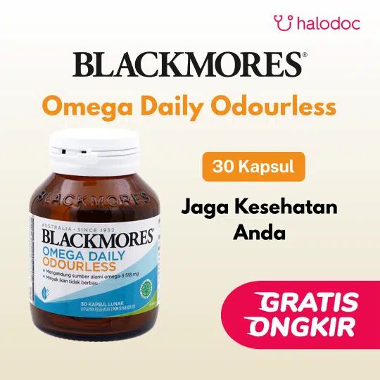Blackmores Omega Daily Odourless 30 Kapsul Lunak - Kegunaan, Dosis dan ...