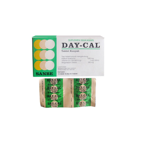 Day-Cal 2 Tablet - Kegunaan, Efek Samping, Dosis dan Aturan Pakai - Halodoc