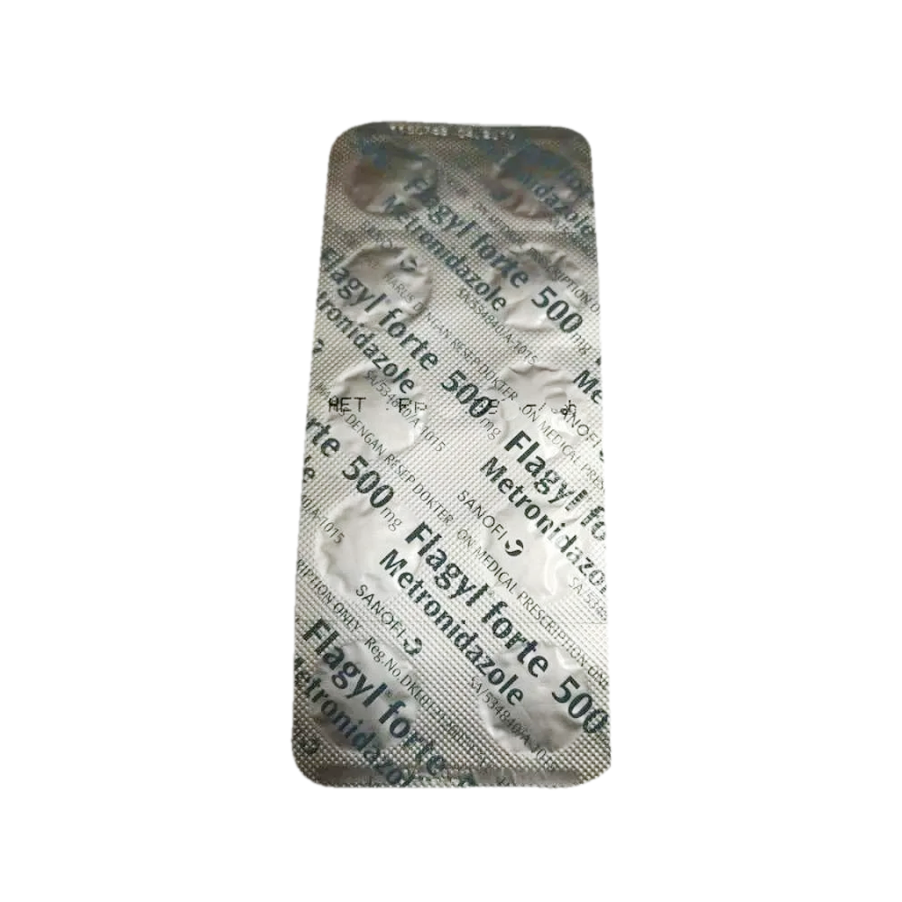 Flagyl Forte 500 mg 10 Tablet - Kegunaan, Efek Samping, Dosis dan Aturan Pakai - Halodoc