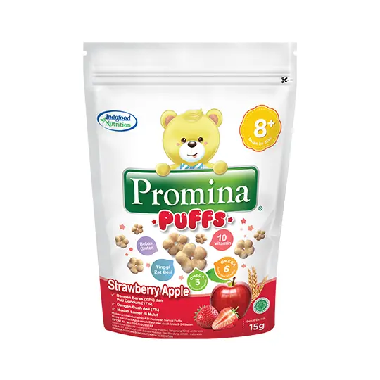 PROMINA PUFFS STRAWBERRY APPLE 15 G - Kegunaan, Efek Samping, Dosis dan ...