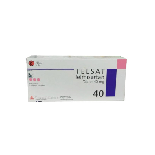 Telsat 40 mg 10 Tablet - Kegunaan, Efek Samping, Dosis dan Aturan Pakai ...