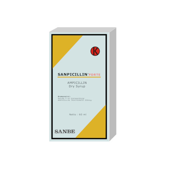 Sanpicillin Forte Dry Sirup 60 ml - Kegunaan, Efek Samping, Dosis dan ...