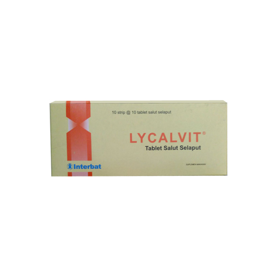 Lycalvit 10 Tablet - Kegunaan, Efek Samping, Dosis dan Aturan Pakai ...