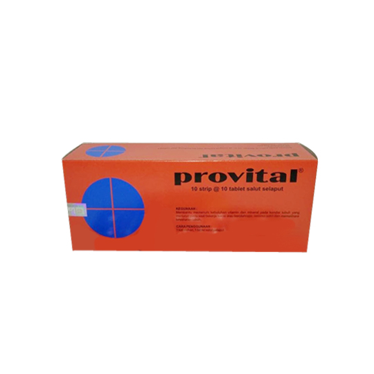 Provital 10 Tablet - Kegunaan, Efek Samping, Dosis dan Aturan Pakai ...