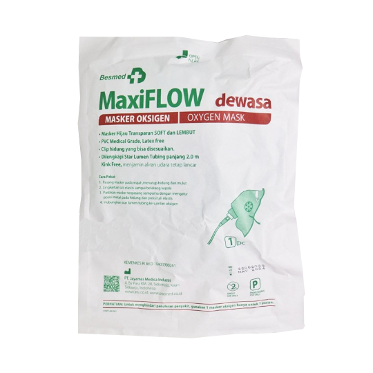 Masker Oksigen / Oxygen Mask Dewasa (Random Brand) - Kegunaan, Efek ...