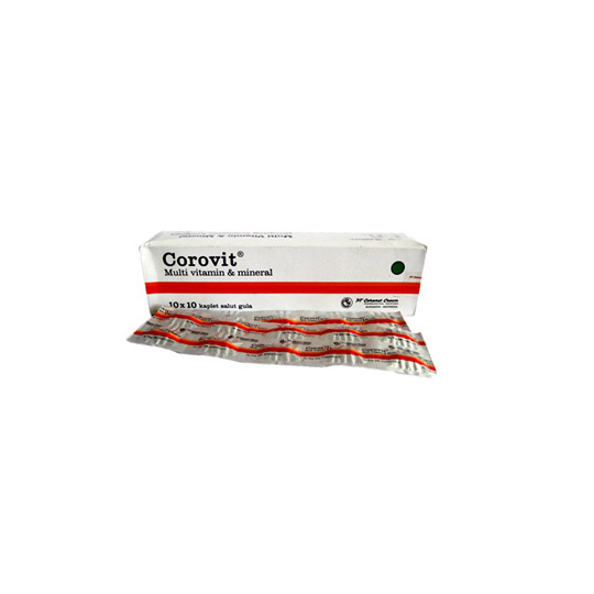 Corovit 10 Kaplet - Kegunaan, Efek Samping, Dosis dan Aturan Pakai ...