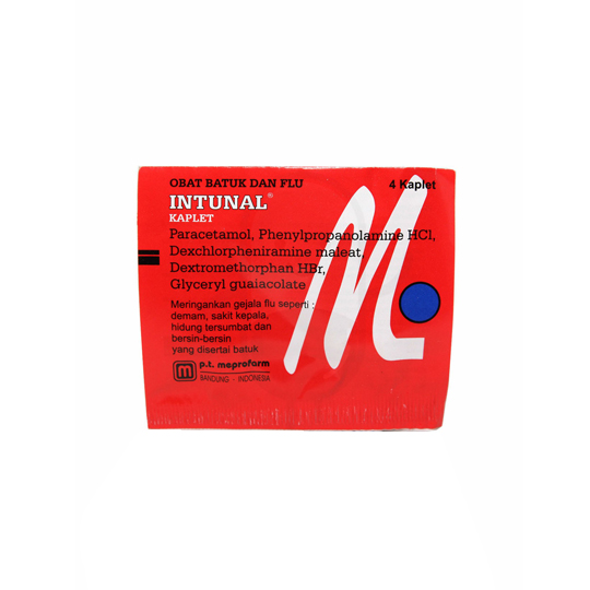 Intunal 4 Kaplet - Kegunaan, Efek Samping, Dosis dan Aturan Pakai - Halodoc