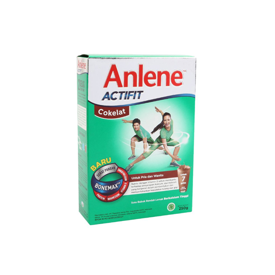 Anlene Actifit Rasa Cokelat 250 g - Kegunaan, Efek Samping, Dosis dan ...