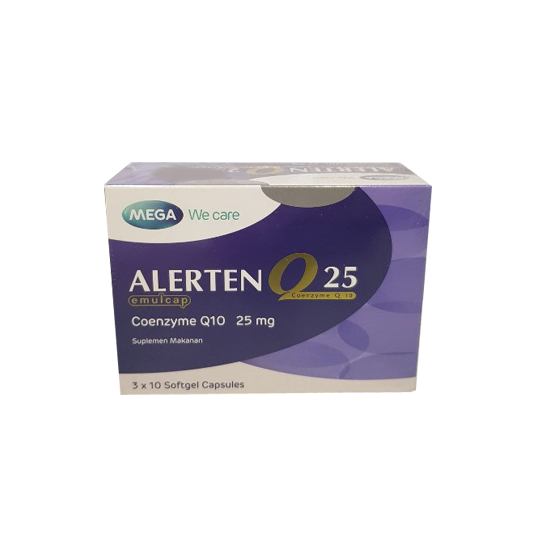 Alerten Q 25 mg 30 Kapsul - Kegunaan, Efek Samping, Dosis dan Aturan ...