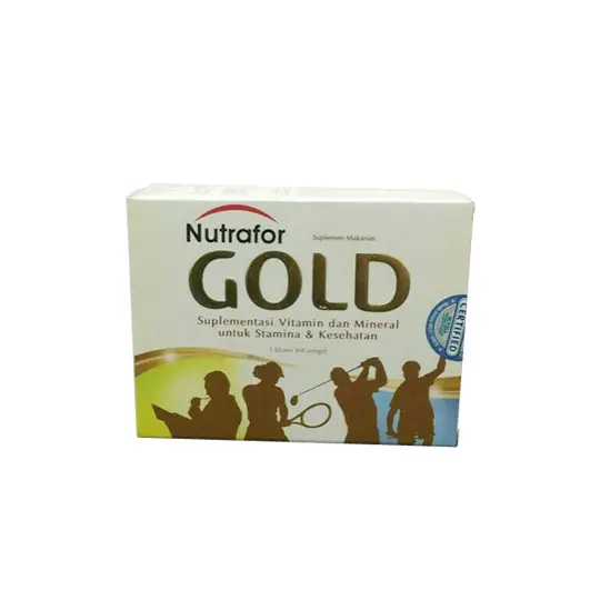 NUTRAFOR GOLD 40 KAPSUL - Kegunaan, Efek Samping, Dosis dan Aturan ...