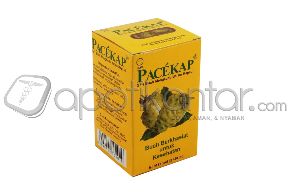 Pacekap 50 Kapsul - Kegunaan, Efek Samping, Dosis dan Aturan Pakai ...