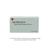 IBUPROFEN 200 MG 10 TABLET - Kegunaan, Efek Samping, Dosis dan Aturan ...