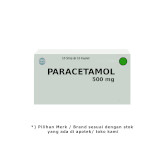 PARACETAMOL 500 MG 10 KAPLET - Kegunaan, Efek Samping, Dosis dan Aturan ...