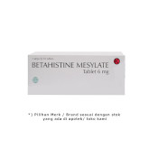 BETAHISTINE 6 MG 10 TABLET - Kegunaan, Efek Samping, Dosis dan Aturan ...