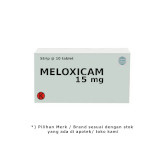 MELOXICAM 15 MG 10 TABLET - Kegunaan, Efek Samping, Dosis dan Aturan ...