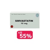 SIMVASTATIN 10 MG 30 TABLET - OBAT RUTIN - Kegunaan, Efek Samping ...