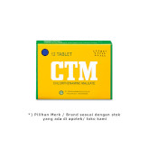 CTM 4 MG 12 TABLET - Kegunaan, Efek Samping, Dosis dan Aturan Pakai ...